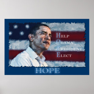 Barack Obama Hope Posters & Prints | Zazzle