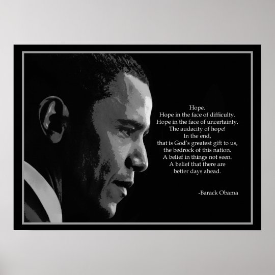 Obama-Hope-Poster Poster | Zazzle.com