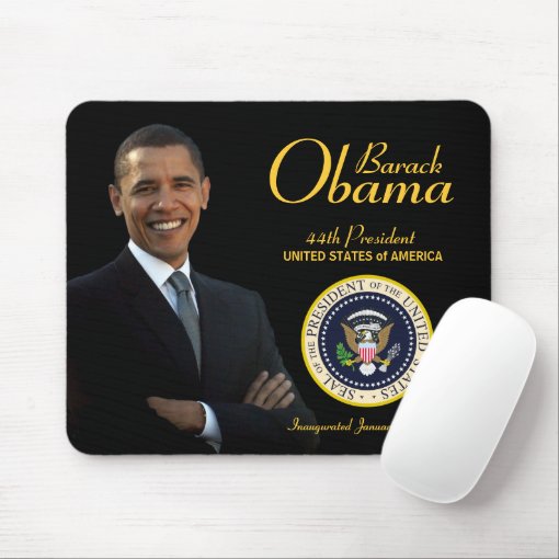Obama Inauguration Souvenir Mousepad | Zazzle