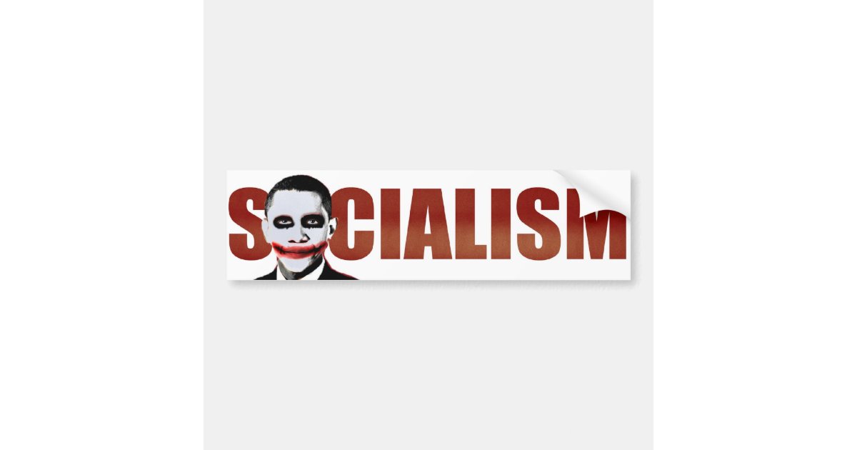 Obama Joker Bumper Sticker | Zazzle