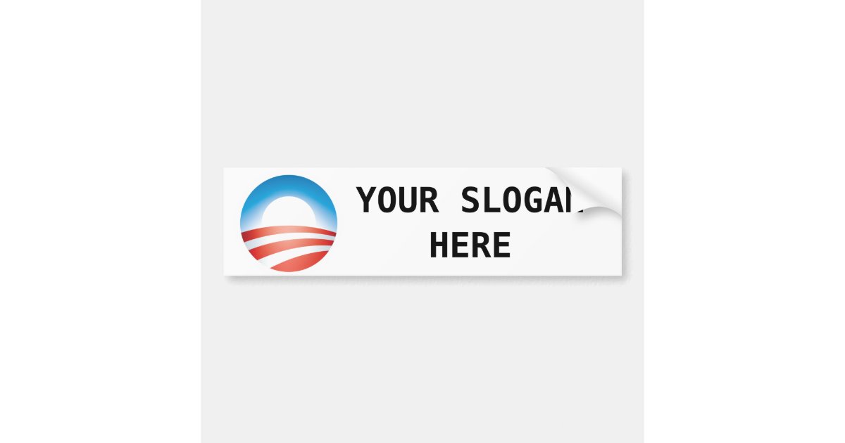 Obama Logo Bumper Sticker | Zazzle