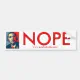 Obama Nope Bumper Sticker | Zazzle