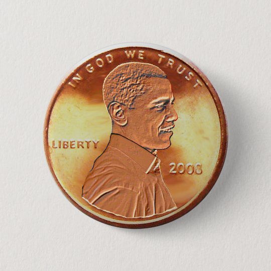 Obama Penny Button | Zazzle.com