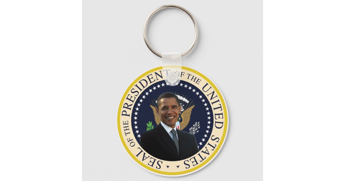Obama Presidential Seal Keychain | Zazzle