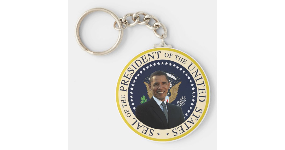 Obama Presidential Seal Keychain | Zazzle