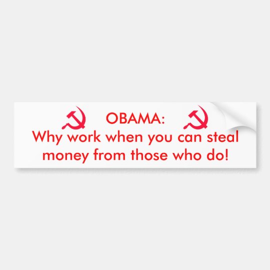 Obama the communist bumper sticker | Zazzle.com