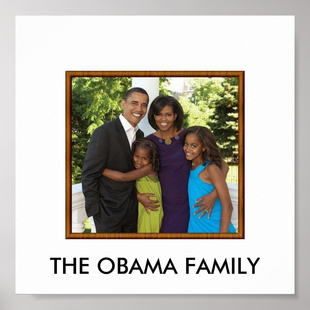 obamafamily, THE OBAMA FAMILY Poster | Zazzle