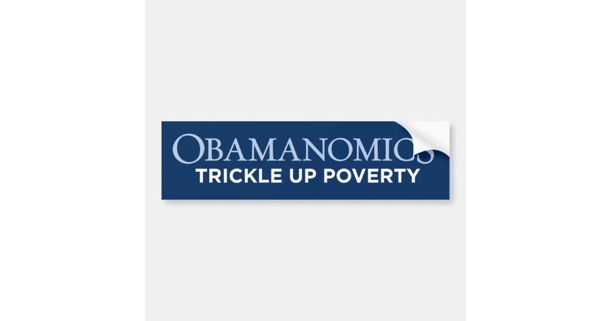 Obamanomics Bumper Sticker | Zazzle