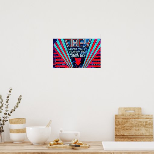Obey! Poster | Zazzle