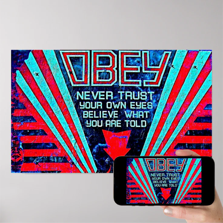 Obey! Poster | Zazzle