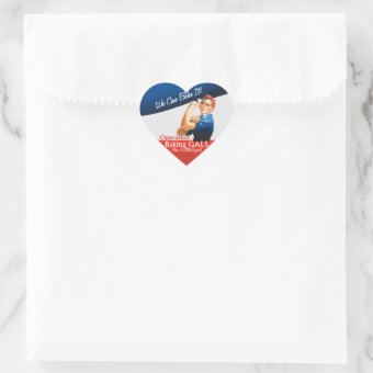 OBG Logo Heart Stickers | Zazzle