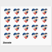 OBG Logo Heart Stickers | Zazzle