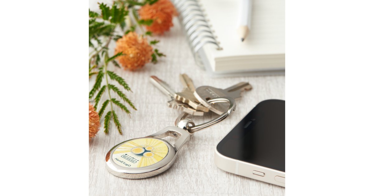 objet_3_sun control meter metal keychain | Zazzle