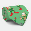 Obnoxious Christmas Elf Tie | Zazzle