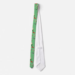 Obnoxious Christmas Elf Tie | Zazzle