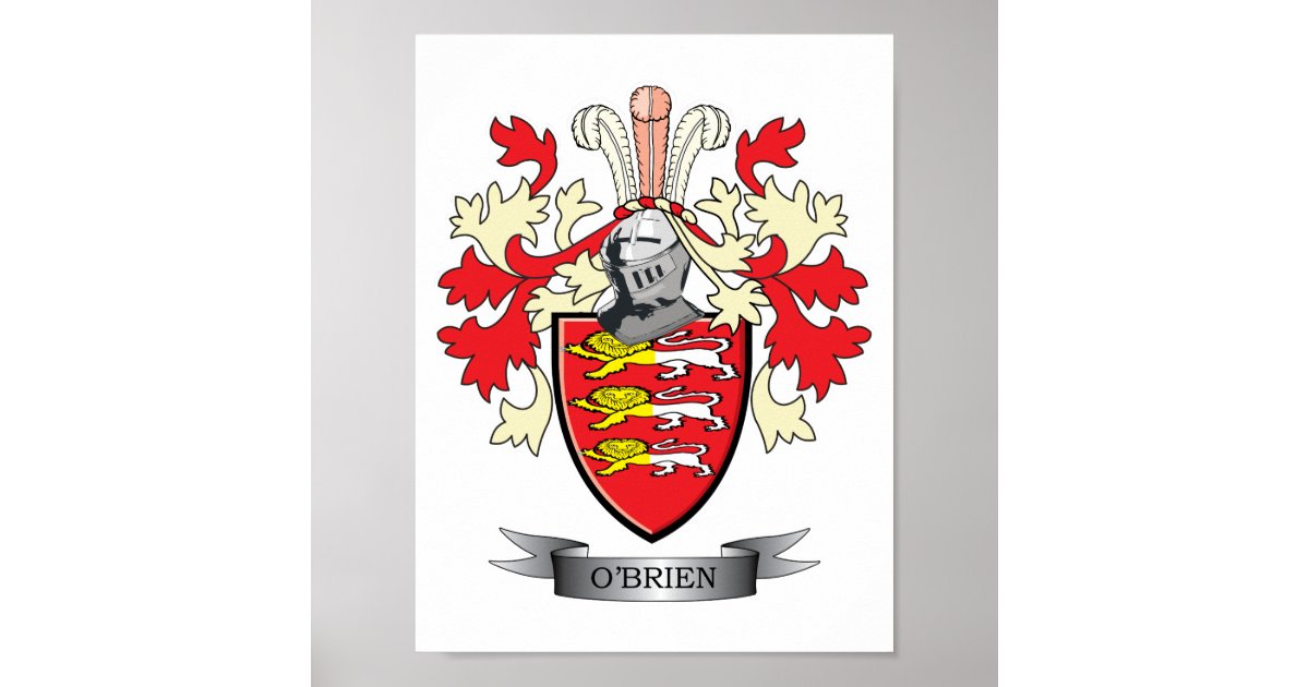 O'Brien Coat of Arms Poster | Zazzle