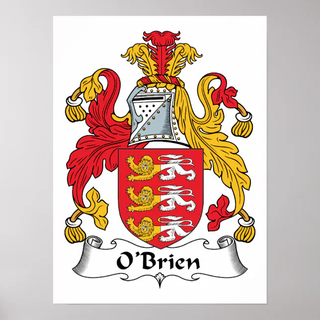 O'Brien Family Crest Poster | Zazzle