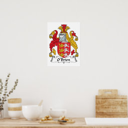 O'Brien Family Crest Poster | Zazzle