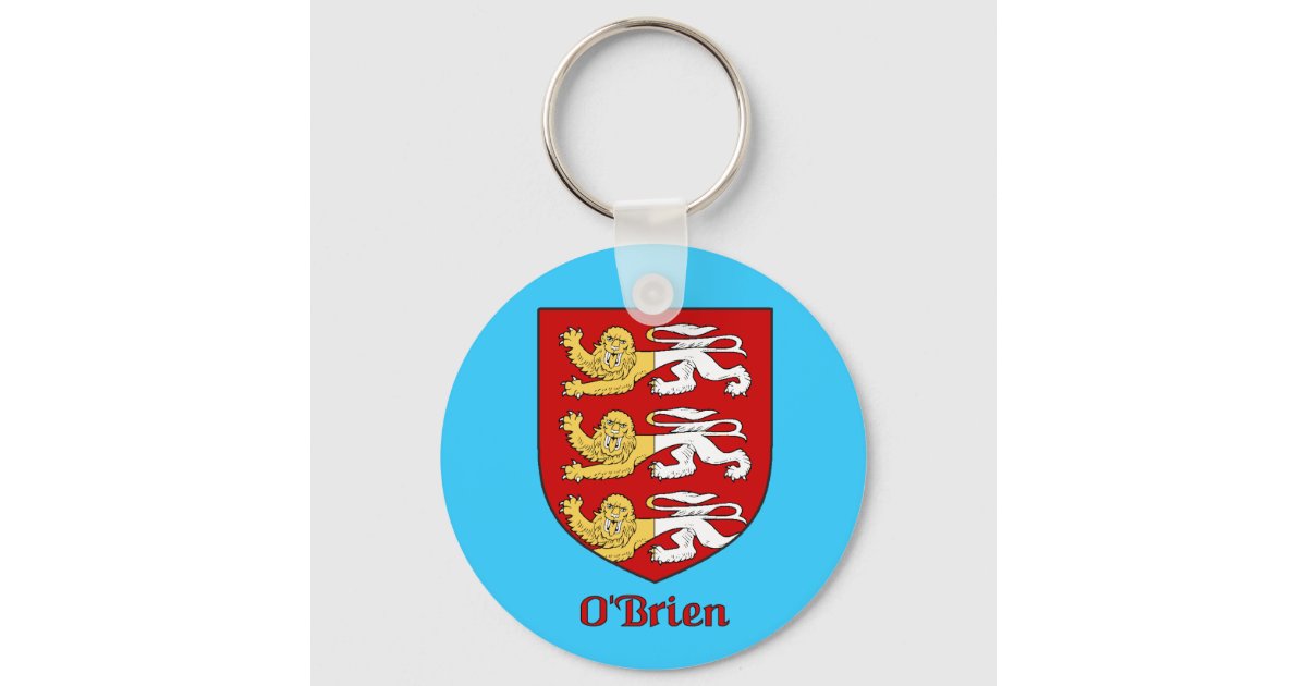O'Brien Family Shield Keychain | Zazzle