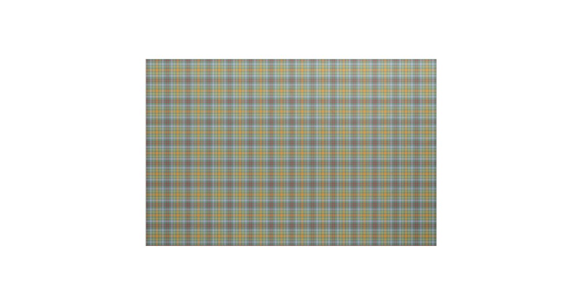 O'Brien Tartan Pattern Colorful Irish Plaid Fabric | Zazzle