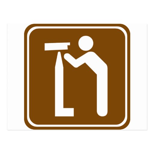 Observation Point Highway Sign Postcard | Zazzle