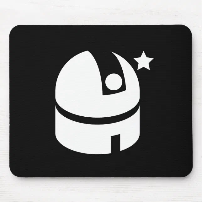 Observatory Pictogram Mousepad | Zazzle