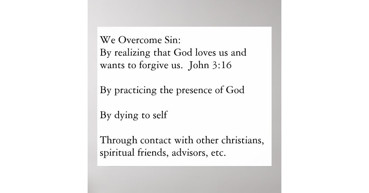 obstacles to Grace poster 1 | Zazzle