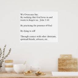 obstacles to Grace poster 1 | Zazzle