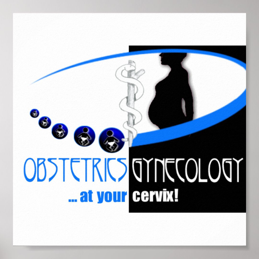 OBSTETRICS / GYNECOLOGY AT YOUR CERVIX - FUNNY POSTER | Zazzle