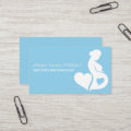 Obstetrics Gynecology Maternity Ward Baby Blue Business Card | Zazzle