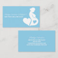 Obstetrics Gynecology Maternity Ward Baby Blue Business Card | Zazzle