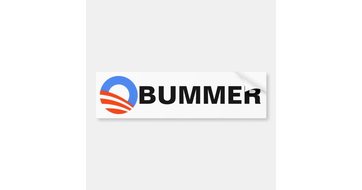 Obummer! Bumper Sticker | Zazzle