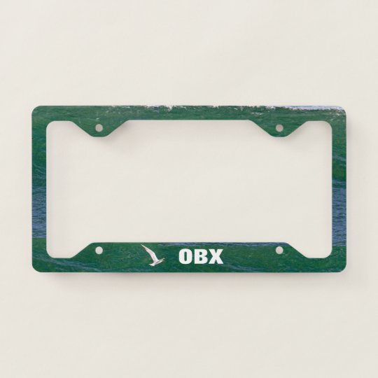 OBX LICENSE PLATE FRAME | Zazzle.com