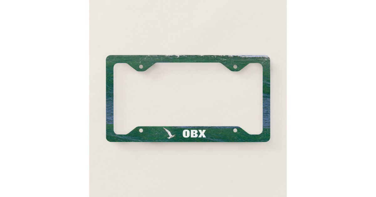 OBX LICENSE PLATE FRAME | Zazzle
