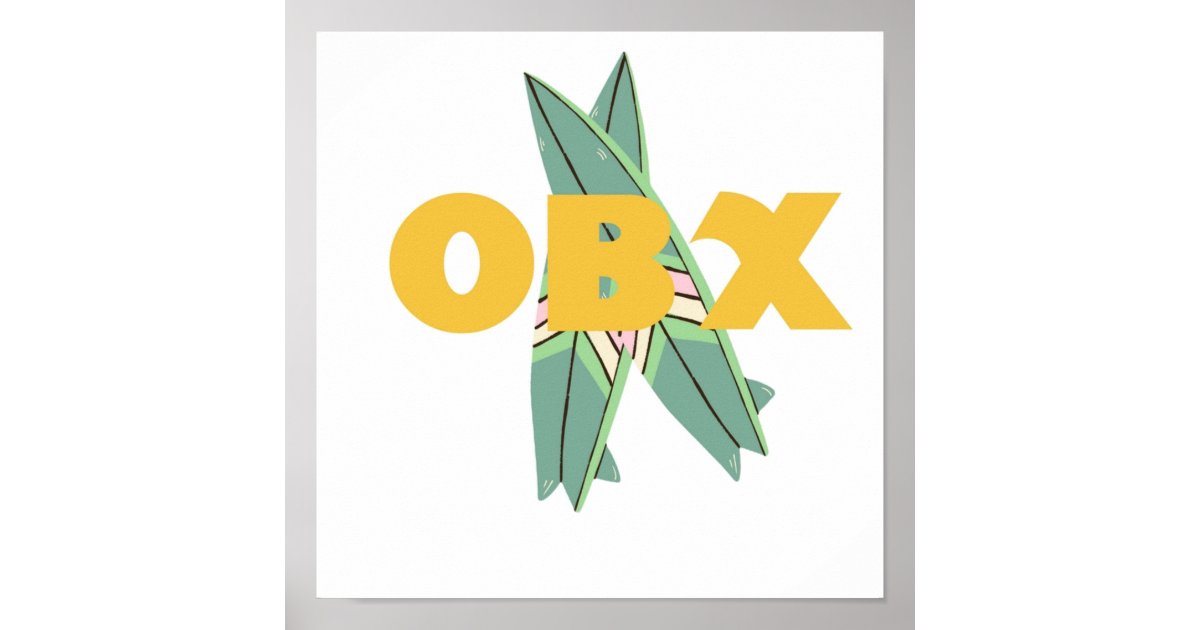 OBX pogue life outer banks Poster | Zazzle