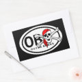 OBX Skull and Crossbones Pirate Stickers | Zazzle