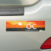 OC Orange County California Bumper Sticker Art | Zazzle