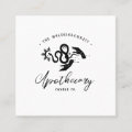 Occult Esoteric Alchemist Apothecary Square Business Card | Zazzle
