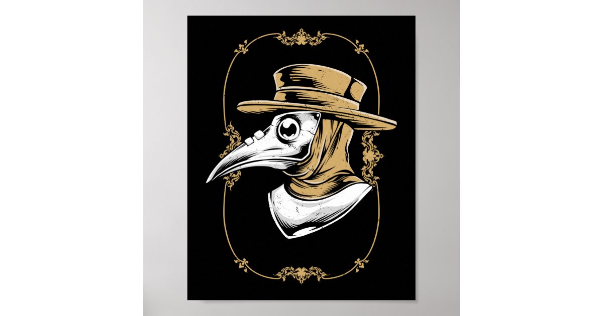 Occult Medieval Plague Doctor Poster | Zazzle