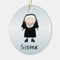 Occupation Nun Religious Vocation Personalized Ceramic Ornament | Zazzle