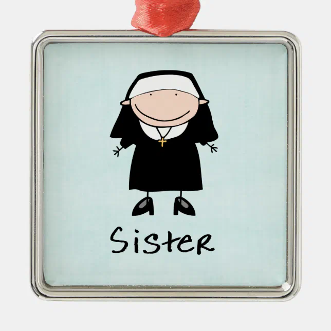 Occupation Nun Religious Vocation Personalized Metal Ornament | Zazzle