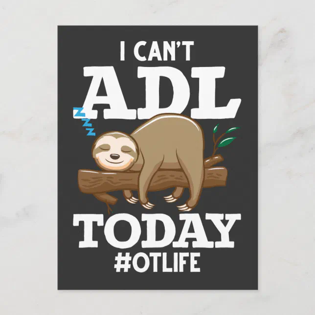 Occupational Therapist ADL Occupational Therapy Postcard | Zazzle