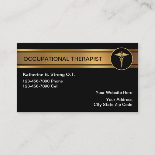 Occupational Therapist Business Cards | Zazzle
