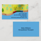 Occupational Therapist Fun Play Therapy at Home Business Card | Zazzle