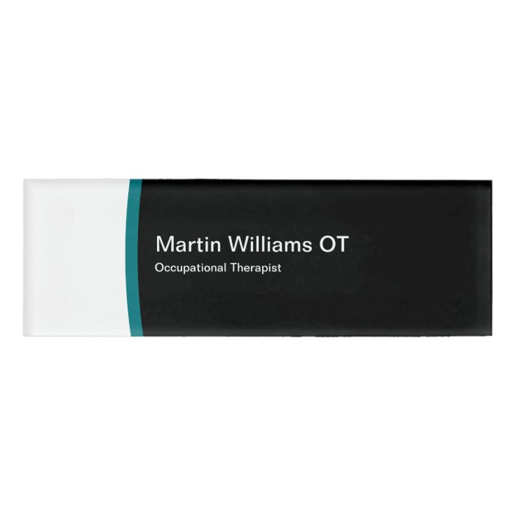 Occupational Therapist Name Tag | Zazzle