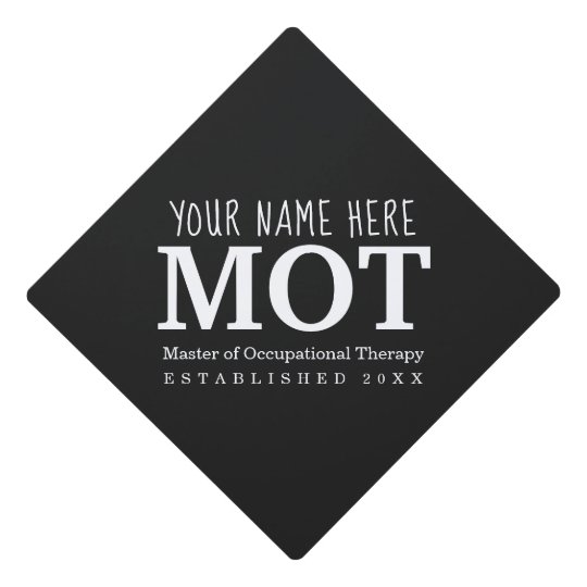 Occupational Therapist OT Graduation Cap Topper | Zazzle.com