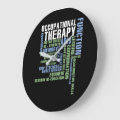 Occupational Therapy for OT Month Large Clock | Zazzle