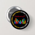 Occupational Therapy Month Button Stickpeople | Zazzle