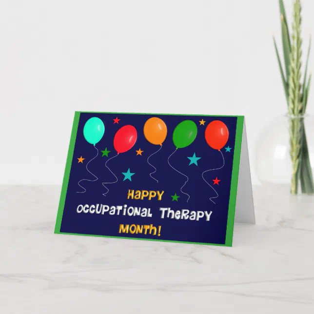 Occupational Therapy Month Card | Zazzle