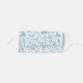 Occupational Therapy OT Pattern Adult Cloth Face Mask | Zazzle